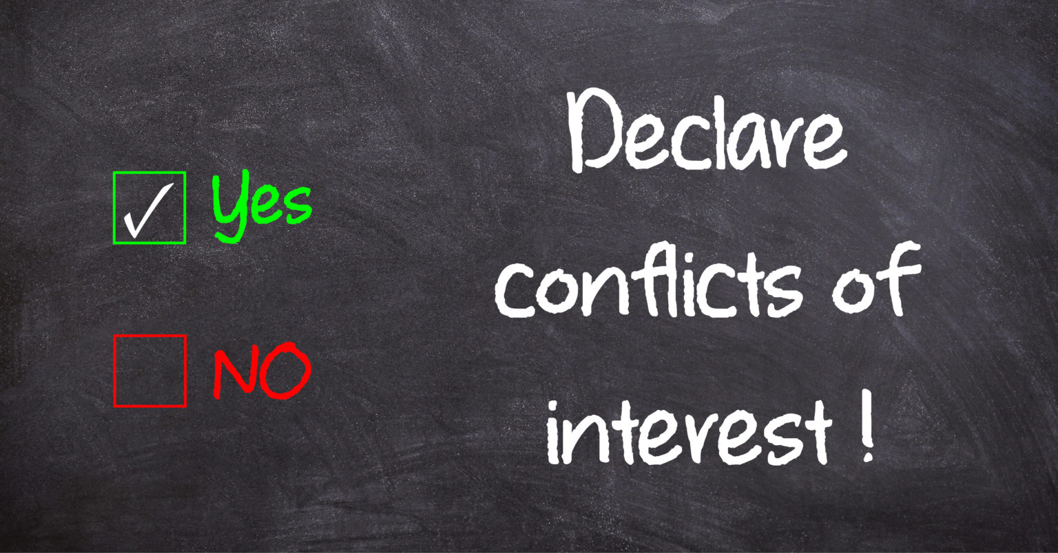Why Should Authors Disclose Conflicts of Interest? | Rasayely